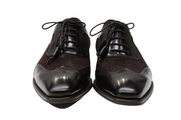 Brown Brogue Wing Tip Shoe – FashionInternational